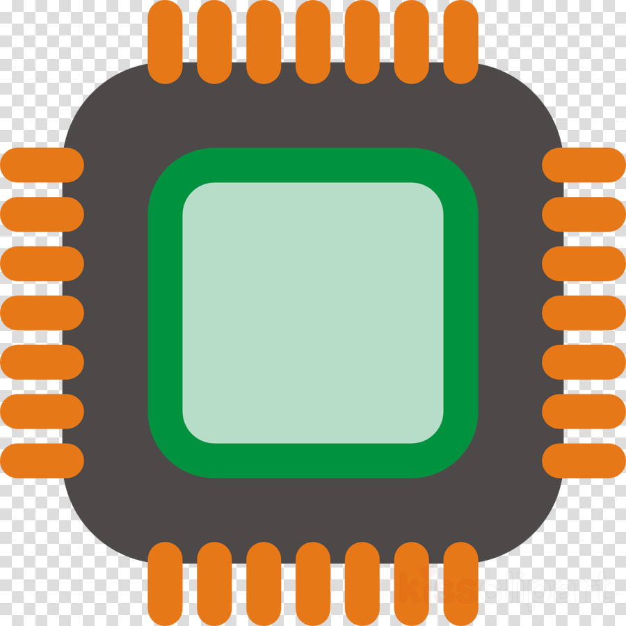 Computer Chip Clipart Integrated Circuits & Chips Central - Computer ...