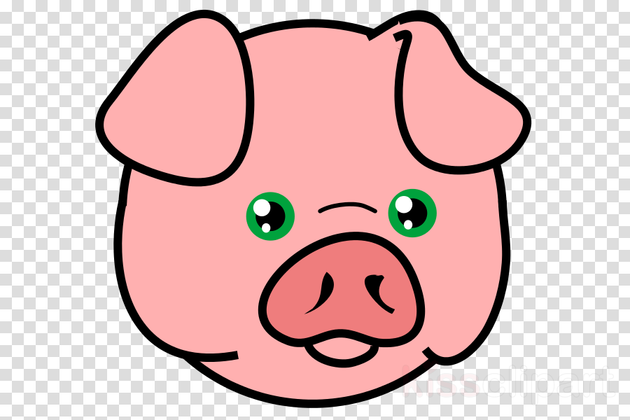 Download Pig Head Png Clipart Domestic Pig Clip Art - Pig Head Clip Art ...