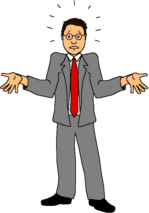 Download Confused Man Clipart Gif, Free Confused Man Clipart - Cartoon ...