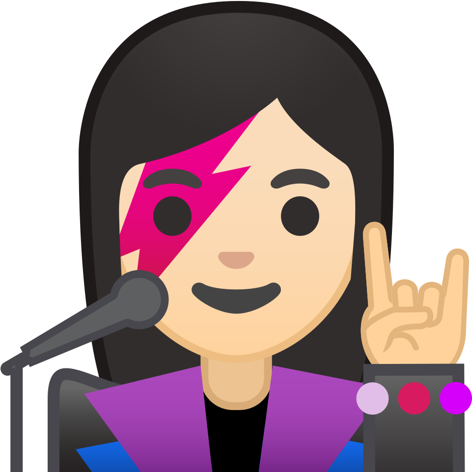 Download Svg Download Png - Singer Emoji Clipart - Full Size Clipart ...