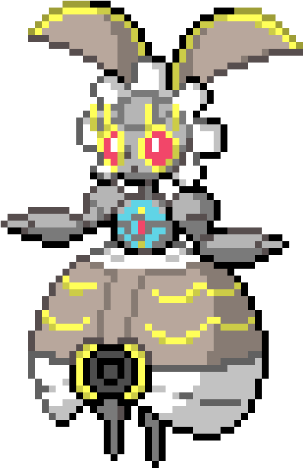 Queen Bee - Magearna Sprite Clipart - Full Size Clipart (#1344447 ...