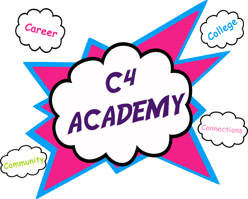 C4 Academy Logo 2018 With Words - Portable Network Graphics Clipart ...