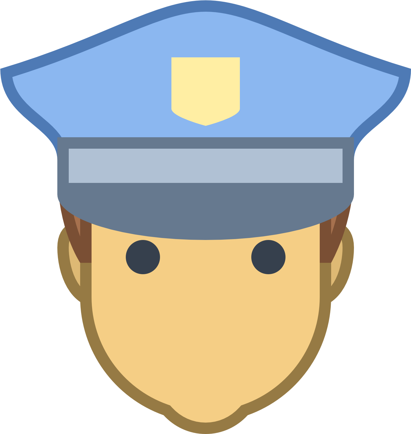 Download Officer Computer Icons Policeman - Police Hat Vector Png ...