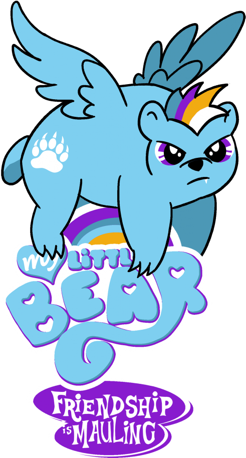 Free Bear Clipart - My Little Pony Bears - Png Download - Full Size ...