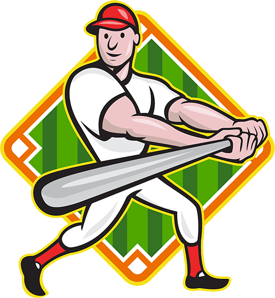 Nwa Youth Sports - Cartoon Baseball Player Clip Art - Png Download ...