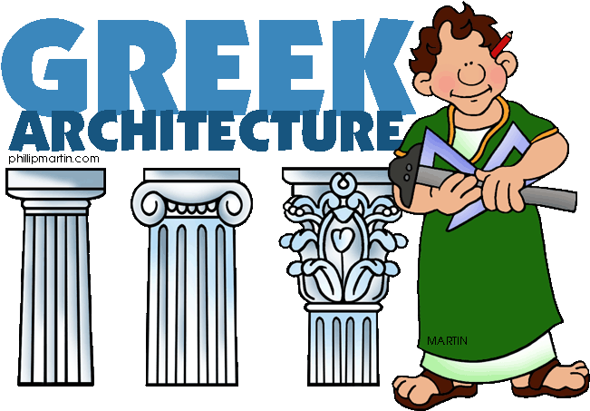 Greek Clip Art - Ancient Greek Architecture Cartoon - Png Download ...
