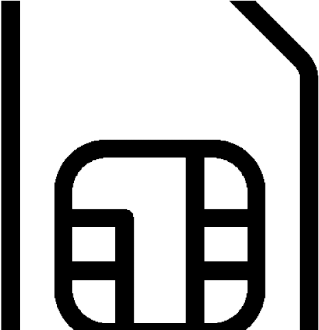 Download Sim Card Clipart Microchip - Sim Card Icon Free - Png Download ...