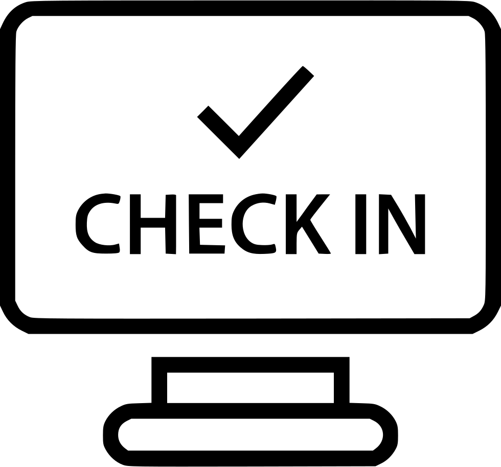 Download Png File - Online Check In Icon Clipart (#1383067) - PinClipart
