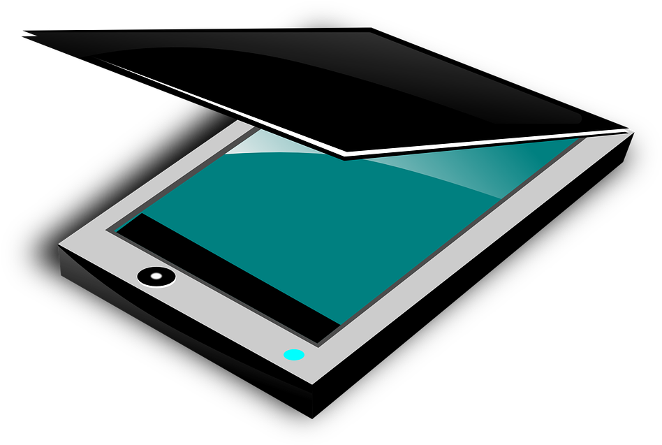 Collection Of Scanned Cliparts - Scanner Clip Art - Png Download - Full ...