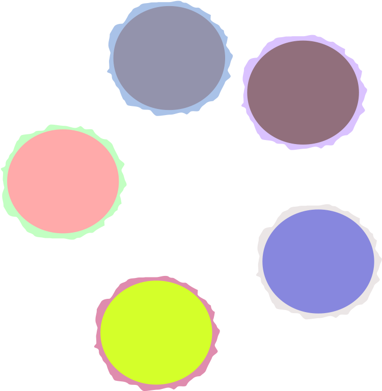 Free Abstracted Group Heterogeneity - Heterogeneity Icon Clipart - Full ...