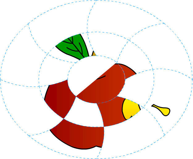 13 Apple Coloring Pages With Paint Missing Parts Activity - Circle ...