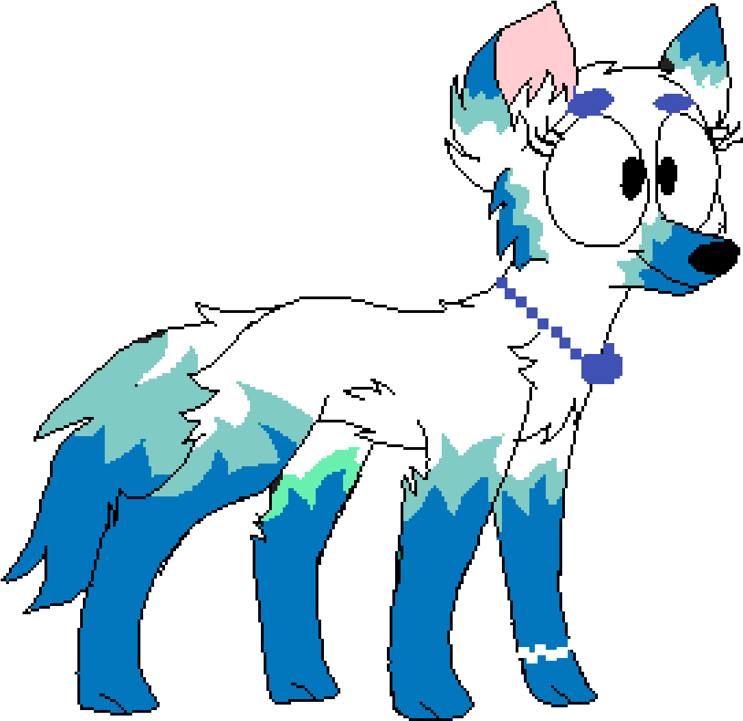 Ice Fox By Penguin101 - Cartoon Clipart - Full Size Clipart (#1391006 ...