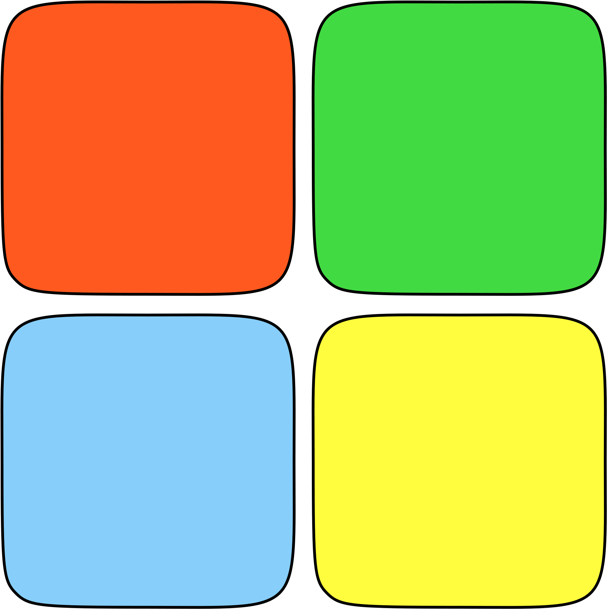 Download Own Windows Logo Wikipedia - Four Colored Squares Logo Clipart ...