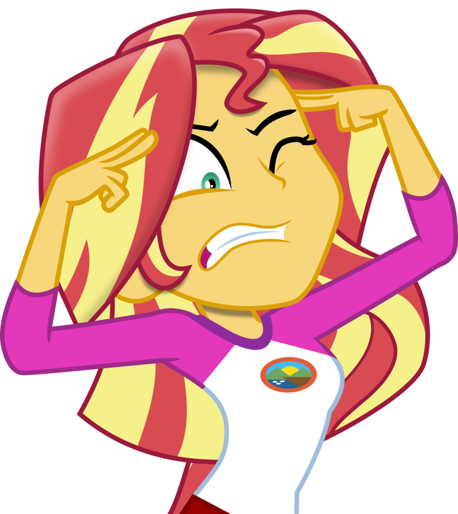 Download Mind Clipart Happy Mind - Sunset Shimmer Scared Vector - Png ...
