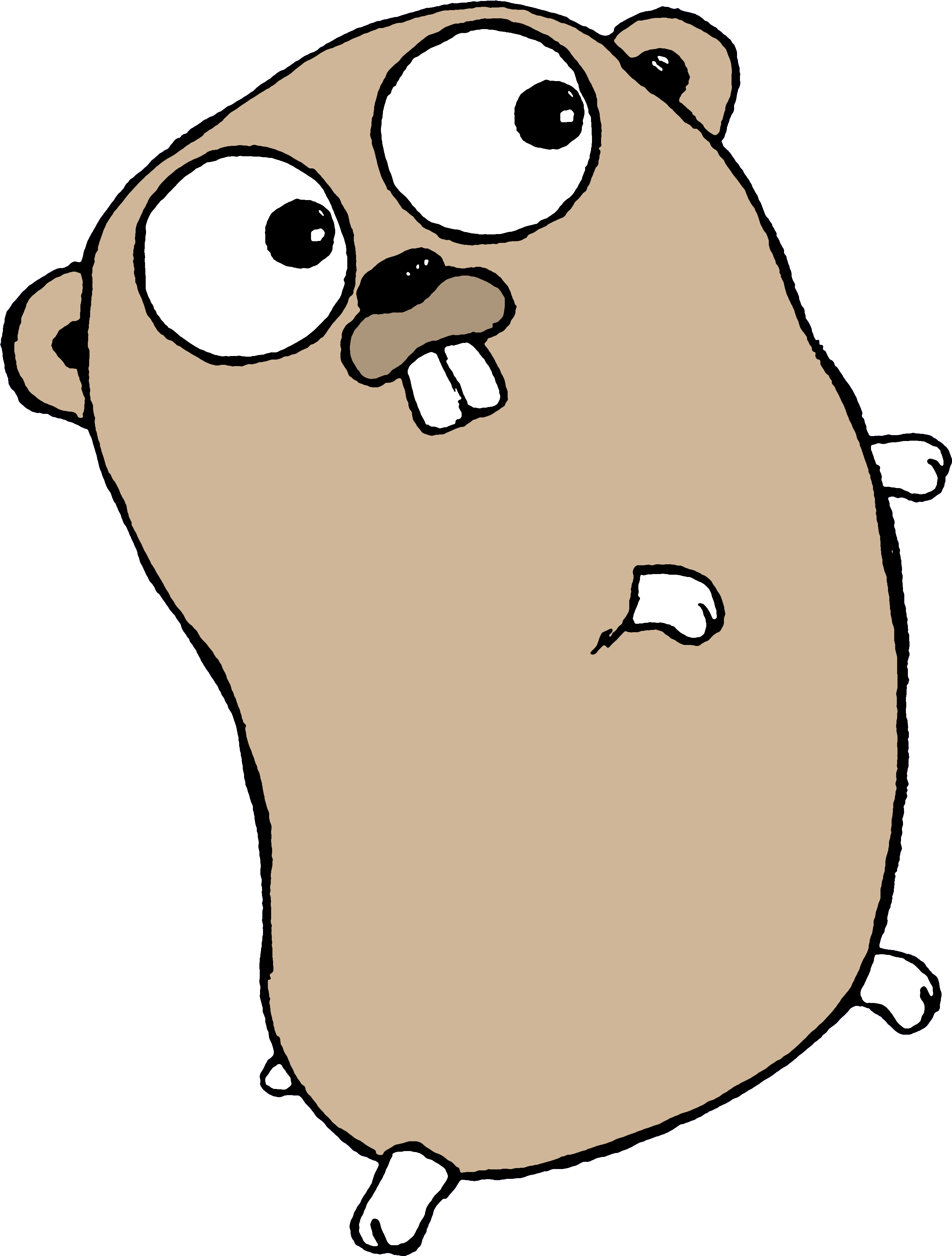 Download Golang Vector Gopher Clip Royalty Free Download - Way To Go: A ...