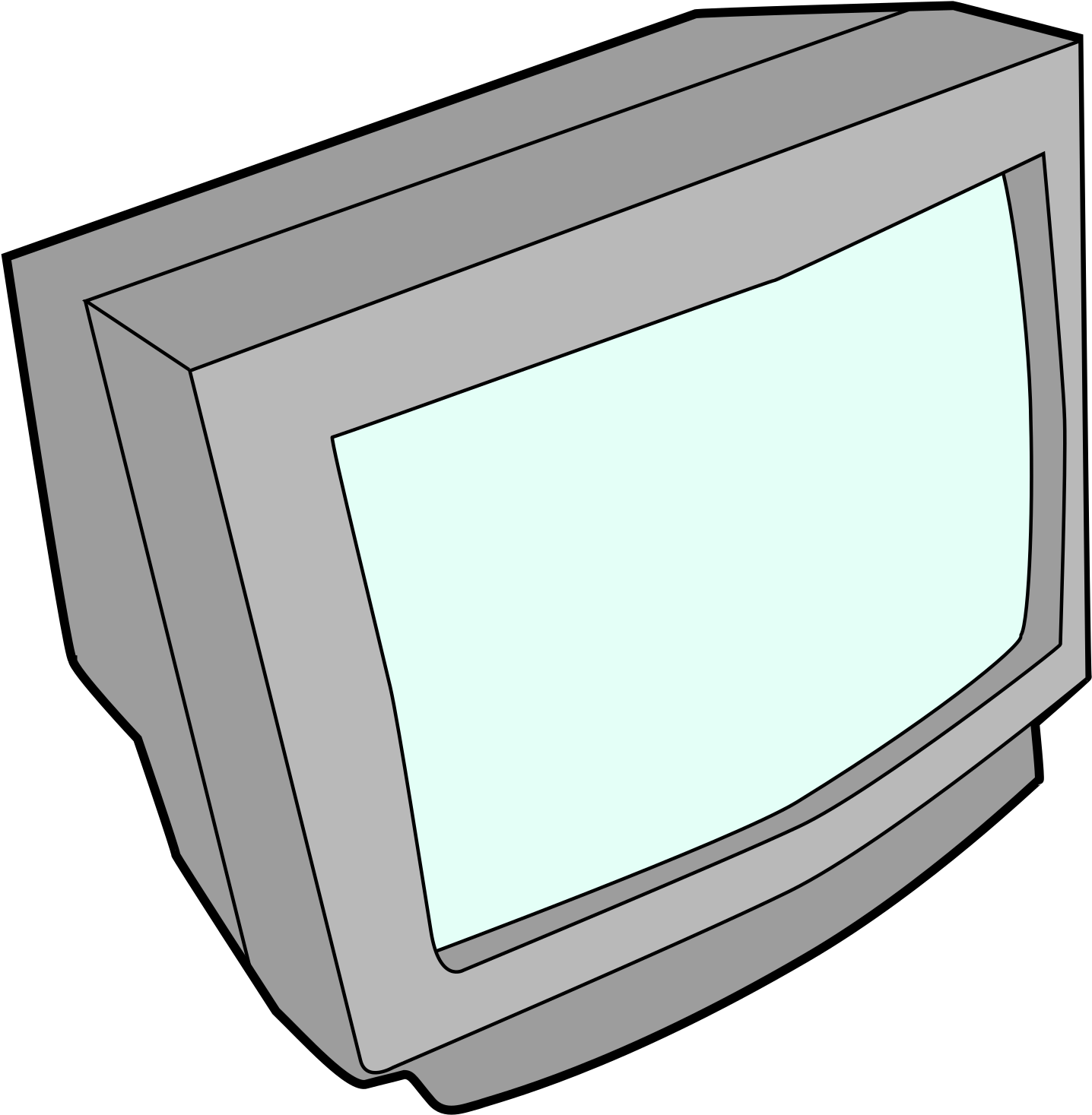 Monitor Clip Art - Computer Monitor Free Vector - Png Download - Full ...