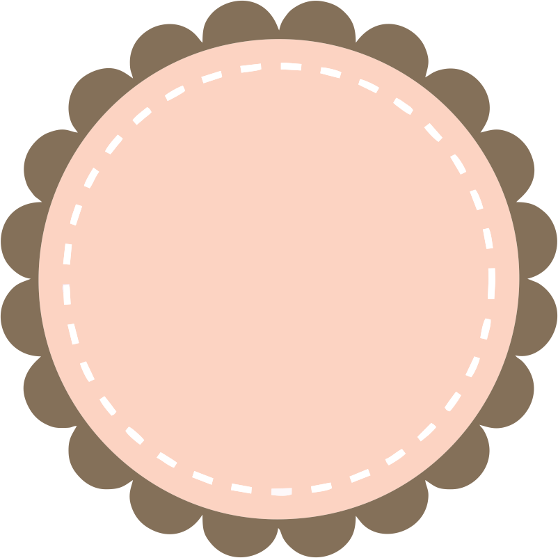 Frames Scalloped Grátis - Frame Clipart Circle - Png Download - Full ...