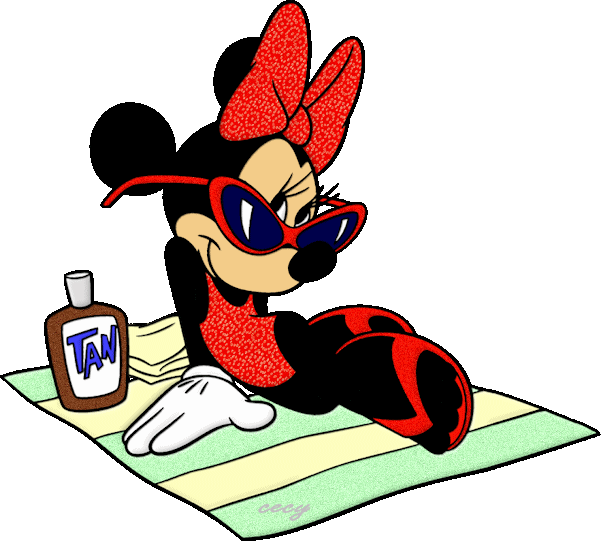 Minnie Mouse Beach Clipart - Png Download - Full Size Clipart (#1403711 ...