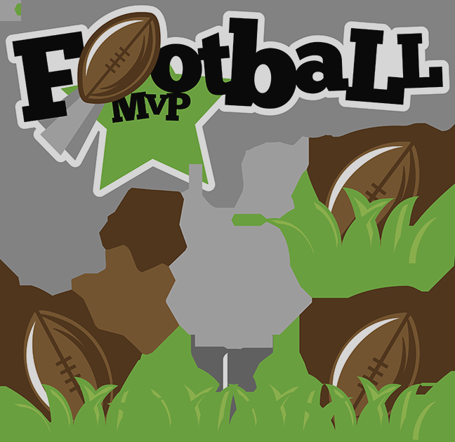Football Mvp Svg Football Svg File Sports Clipart Cute - Clip Art - Png ...