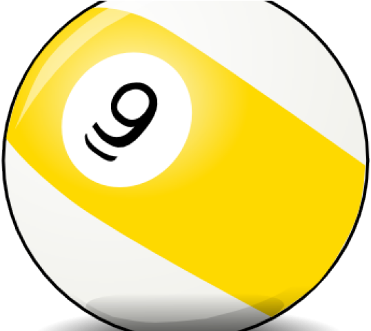 Billiard Ball Clipart Snooker Ball - 9 Ball - Png Download - Full Size ...