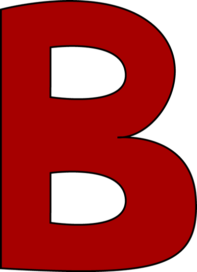 Large B Clipart - Red Letter B Clipart - Png Download - Full Size ...
