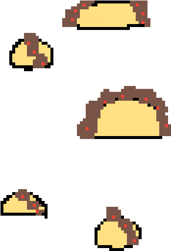 It's Raining Tacos From Out Of The Sky - Cartoon Clipart - Full Size ...