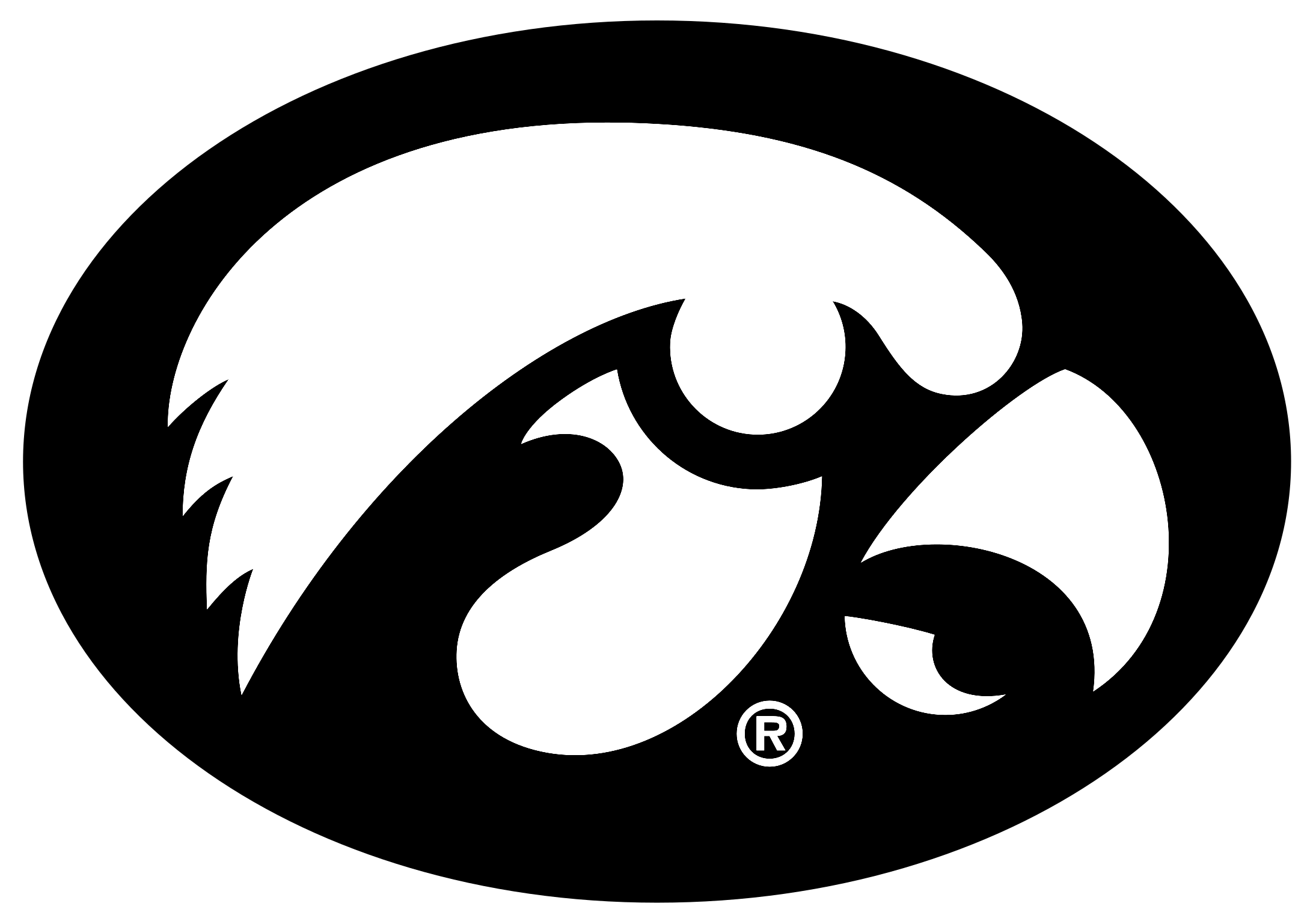 Download Iowa Hawkeyes Logo Png Clipart (#1424165) - PinClipart