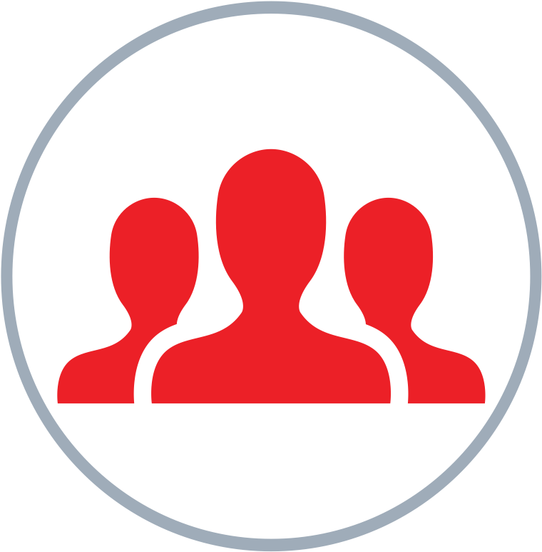 Group In Circle - Our Members Icon Clipart - Full Size Clipart ...