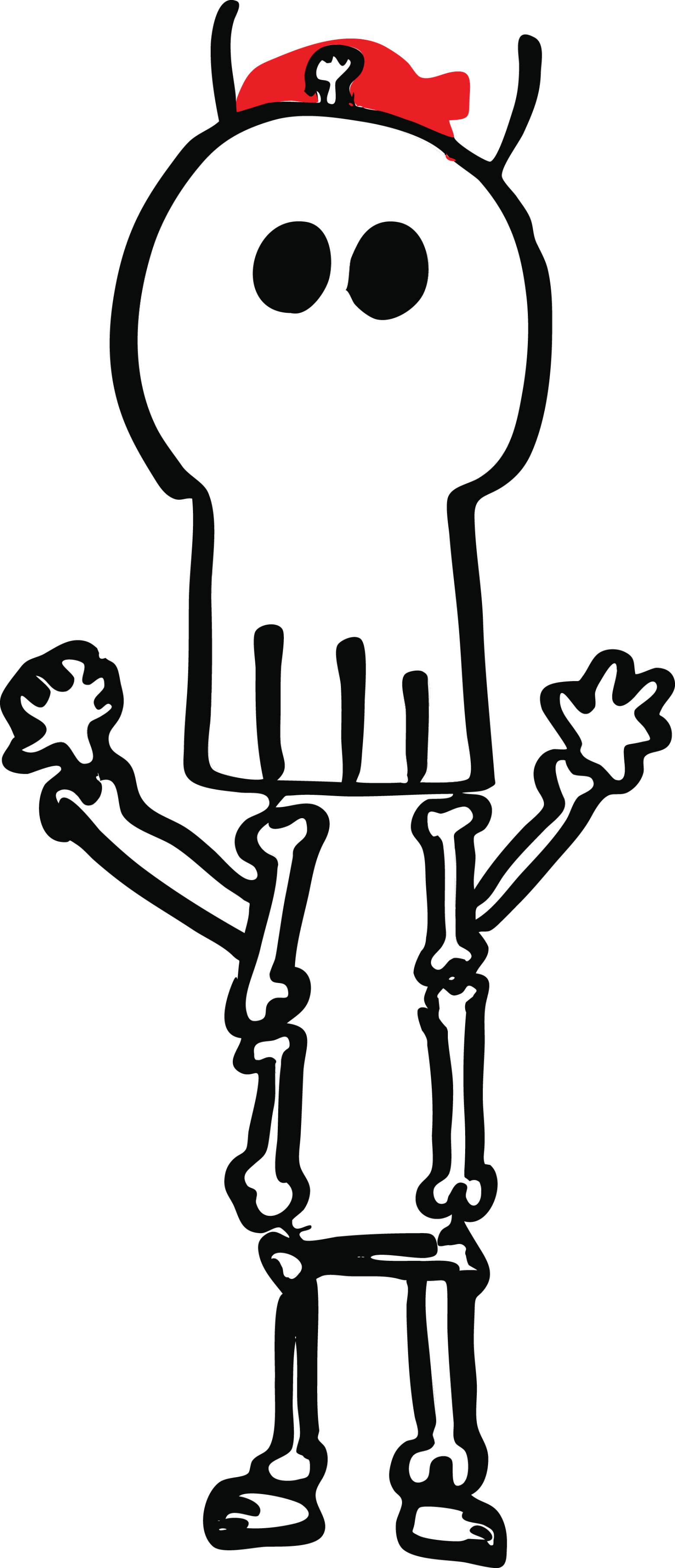 The Skeleton Pirate Clipart - Full Size Clipart (#1429181) - PinClipart