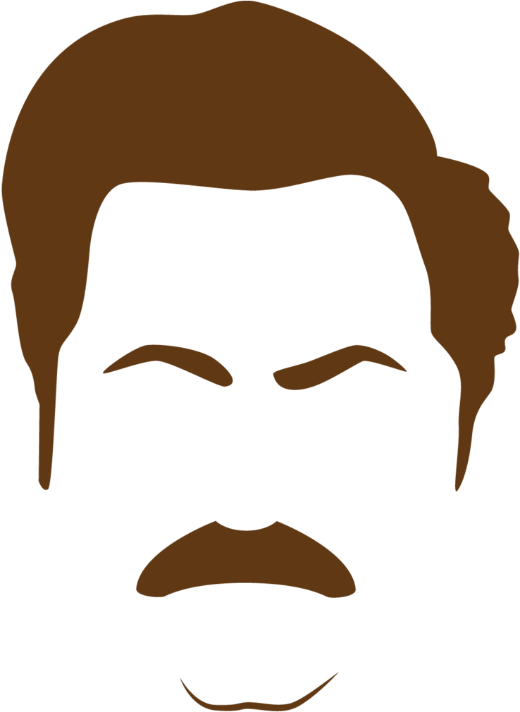 Ron Swanson - " - Ron Swanson Clip Art - Png Download - Full Size ...