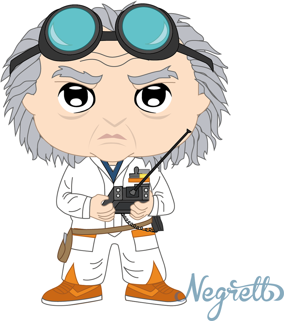 Back To The Future - Cartoon Clipart - Full Size Clipart (#1441410 ...