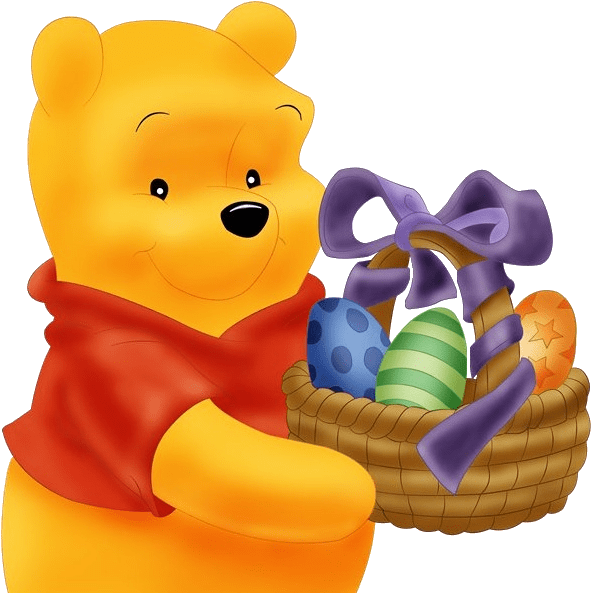 Winnie The Pooh Easter Png Clipart - Full Size Clipart (#1442714 ...