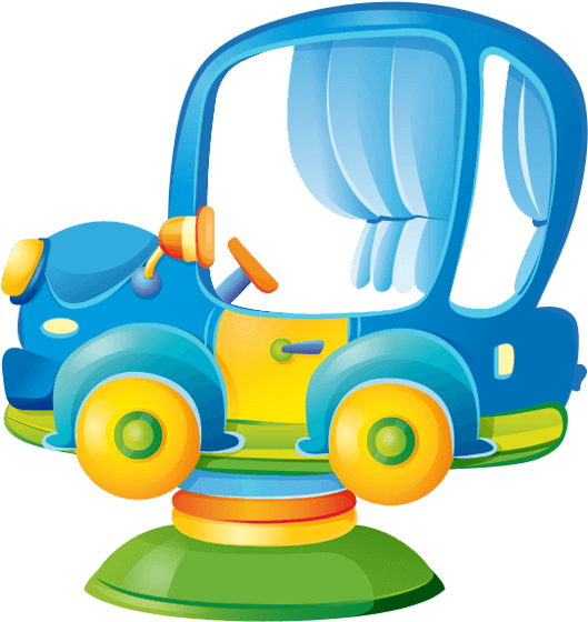 Blue Toy Car - Sticker Clipart - Full Size Clipart (#1444120) - PinClipart