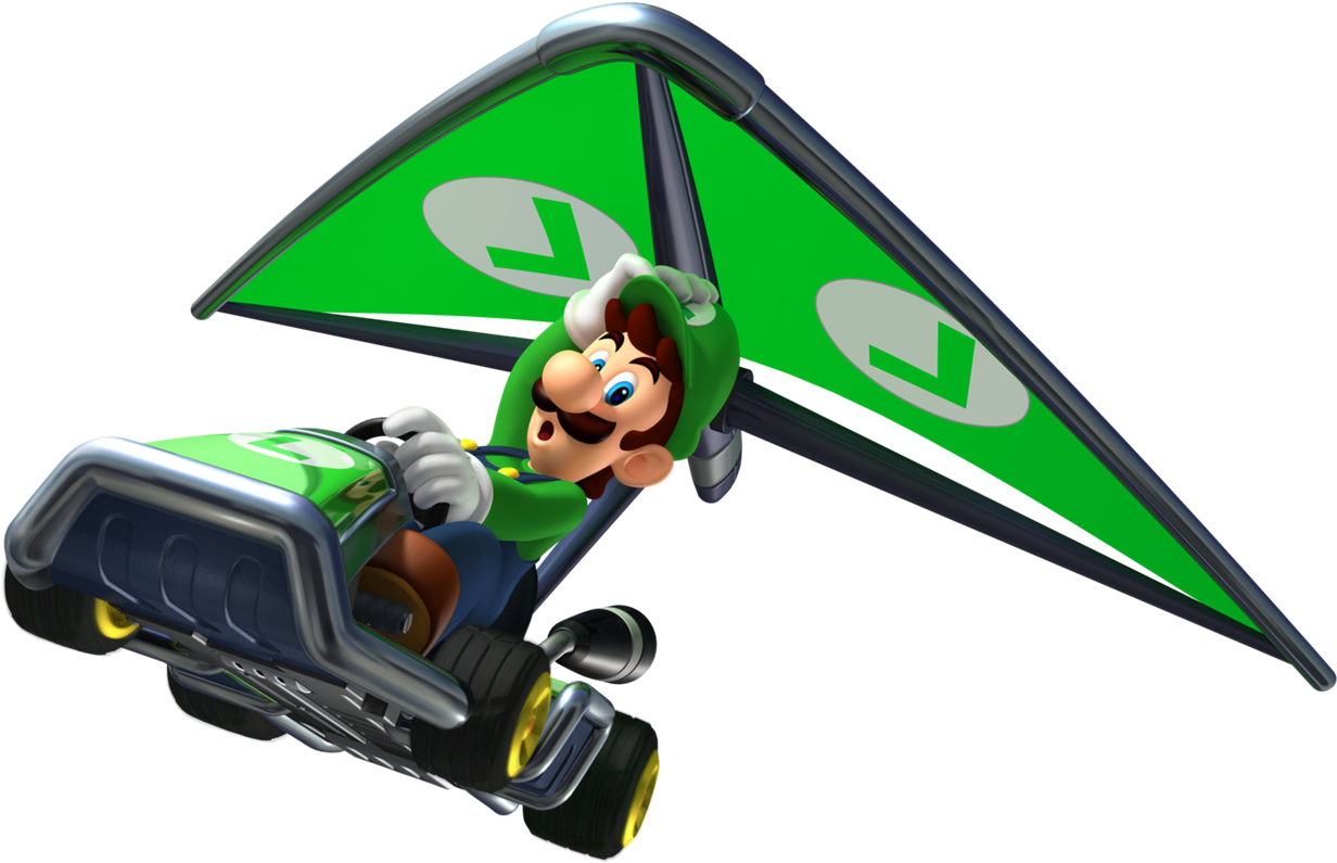 Luigi - Mario Kart 7 Png Clipart - Full Size Clipart (#1447263 ...