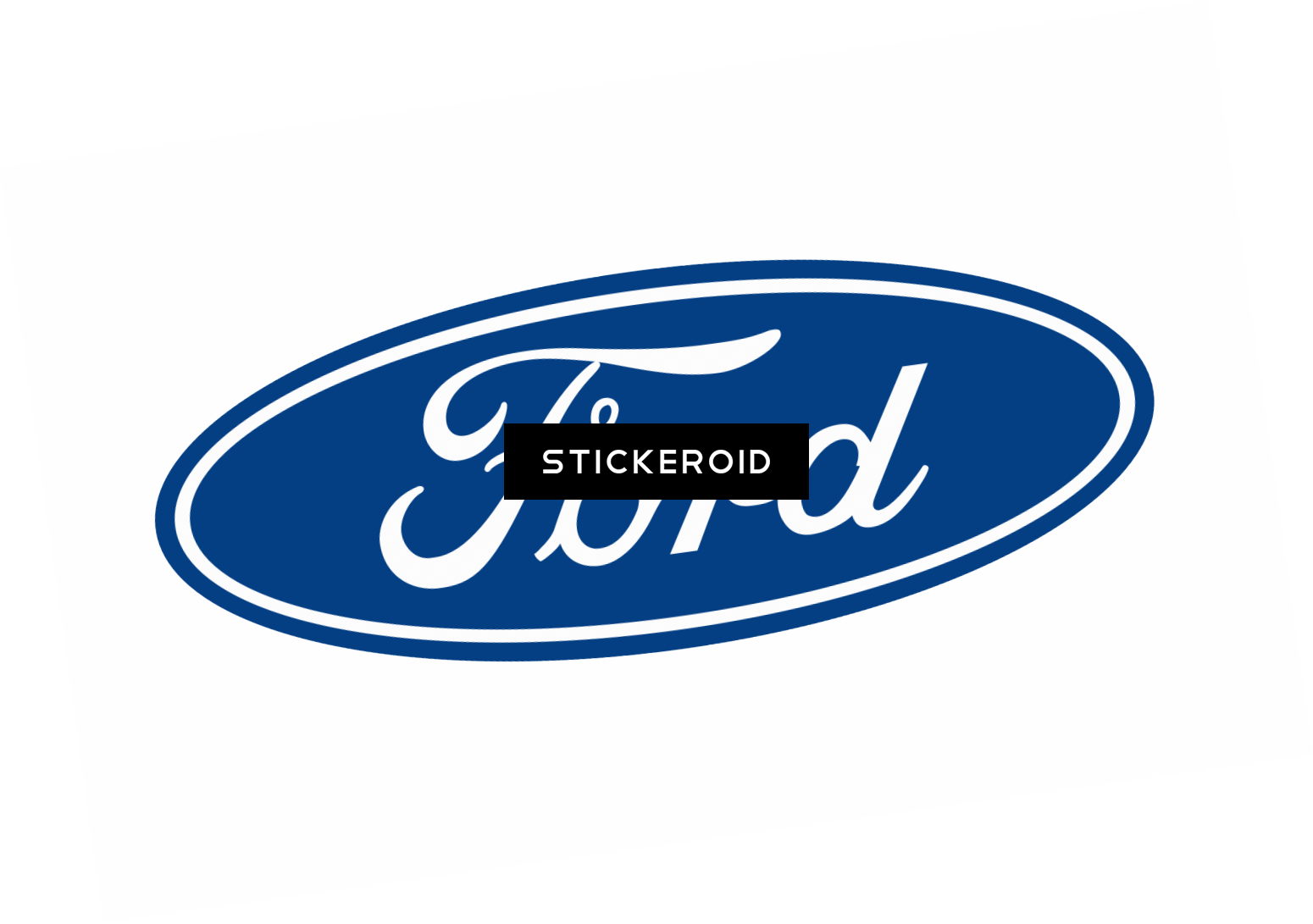 Ford Logo - Ford F150 F250 Truck Focus Vinyl White Sticker 12 Width ...