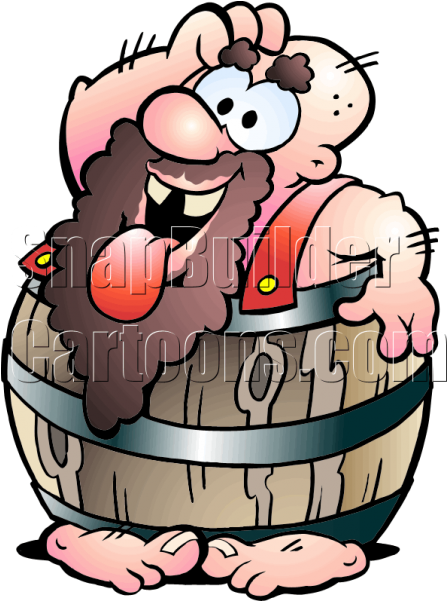 Man In Barrel Clipart - Full Size Clipart (#1455312) - PinClipart