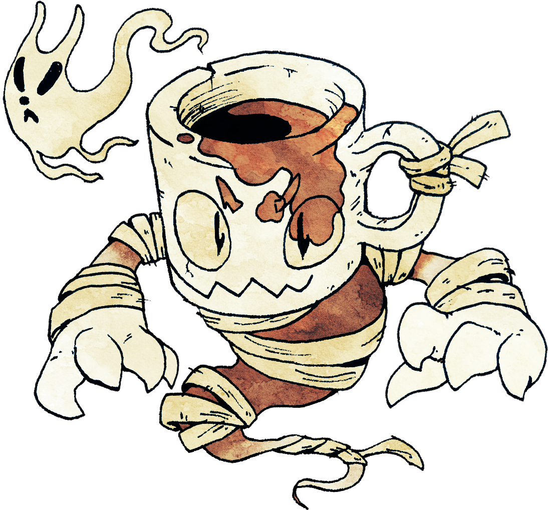 Coffee Ghost - Pokemon Smeargle Clipart - Full Size Clipart (#1468967 ...