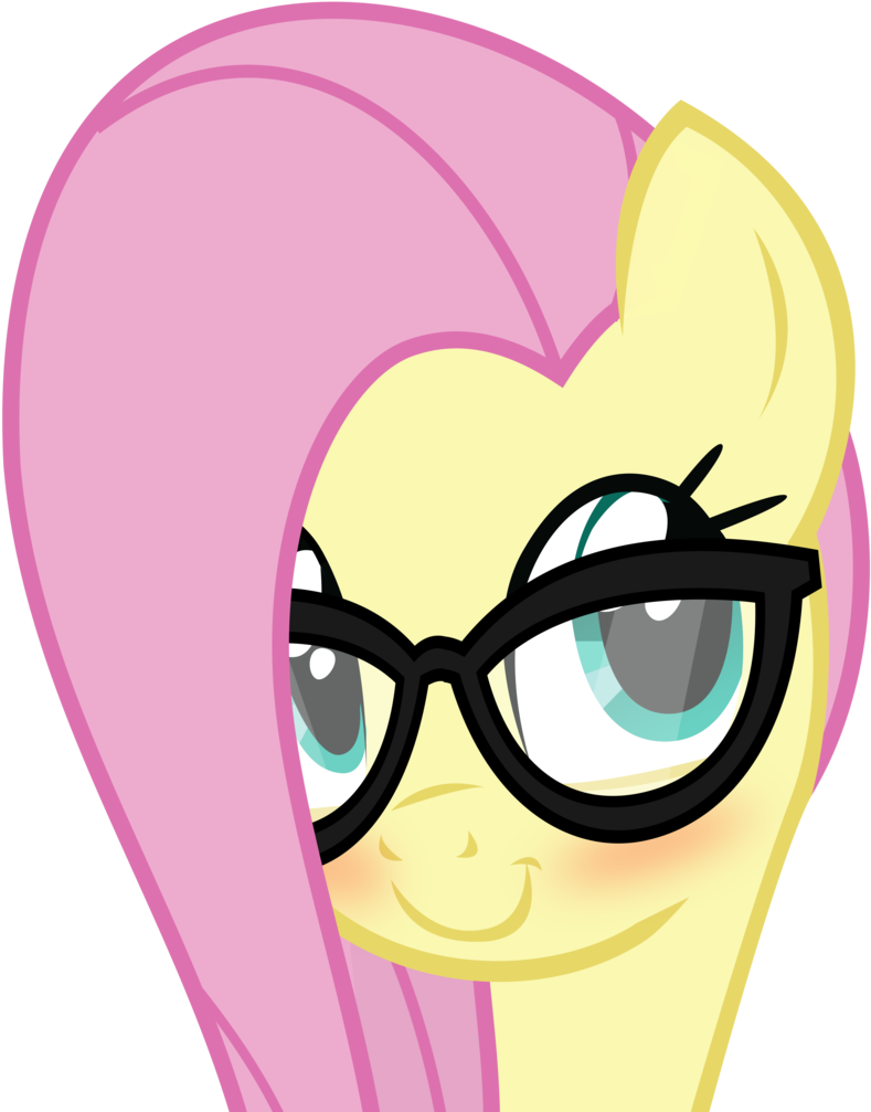 Nerd Transparent Pink Clip Art Download - Fluttershy - Png Download ...