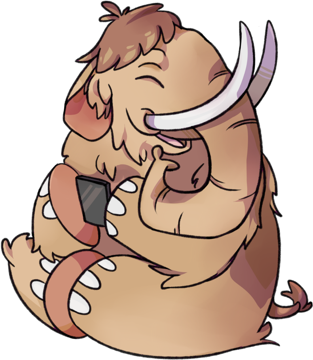 Mastodon Mascot - Mastodon Social Network Logo Clipart - Full Size ...