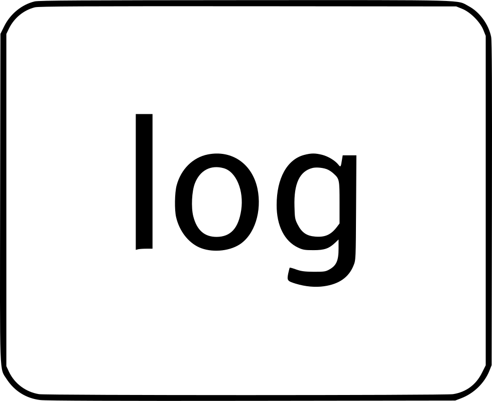 Log Logarithm Math Function Svg Png Icon Free Download - Logarithm Png ...