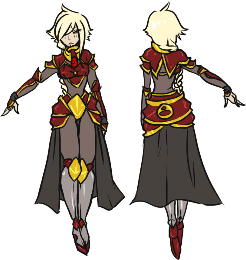 Download Swordsman Drawing Female Clip Art Transparent - Costume - Png ...