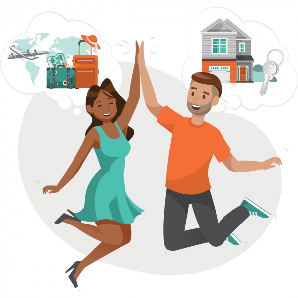 With Your Money Moving In The Right Direction, It's Clipart - Full Size ...