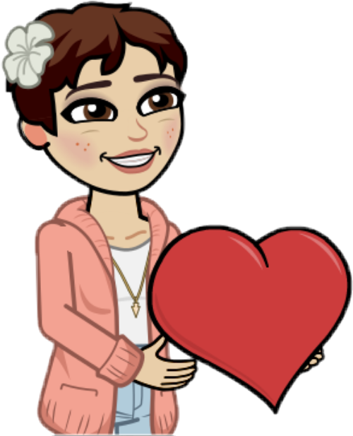 Download Bitmoji Mybitmoji Snapchat Emoji Love Heart Red - Bitmoji Love ...