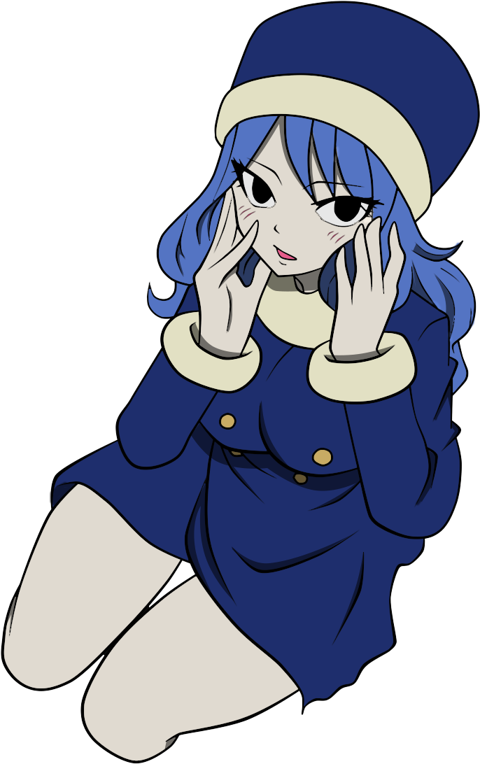 Shy Juvia Lockser By Codzocker00-d5kvbr6 - Juvia Fairy Tail Png Clipart ...