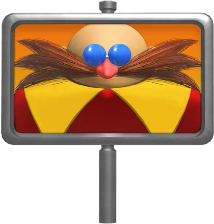 Goal Plate - Sonic Generations Classic Sonic Goal Flag Clipart - Full ...