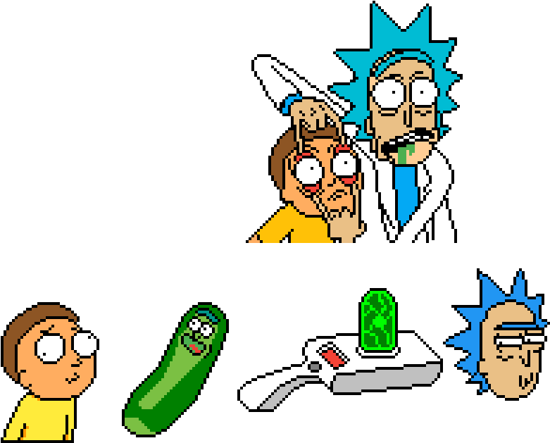 Super Nice Rick And Morty Art - Cartoon Clipart - Full Size Clipart ...