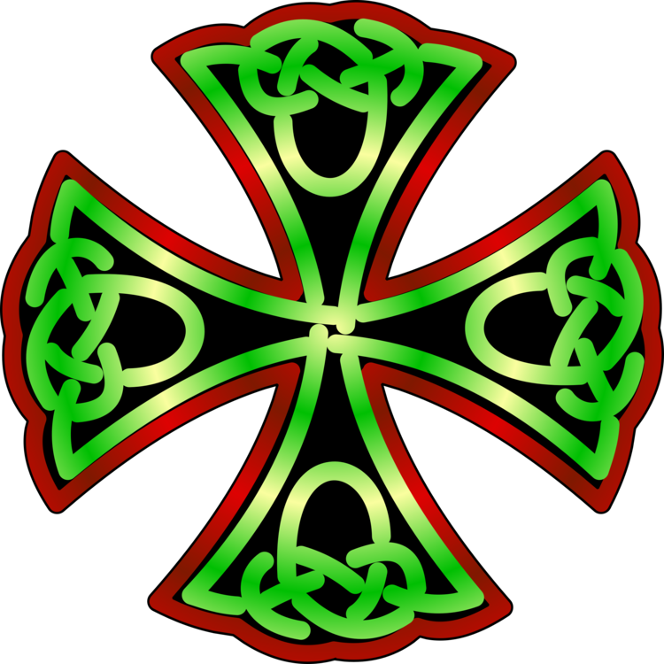 Celts Sticker Celtic Cross Car Celtic Knot - Celtic Knot Work Cross Clipart - Full Size Clipart ...