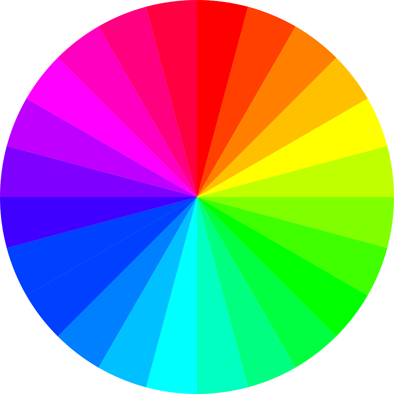 Download Colored Clip Art - Color Wheel Transparent Background - Png ...