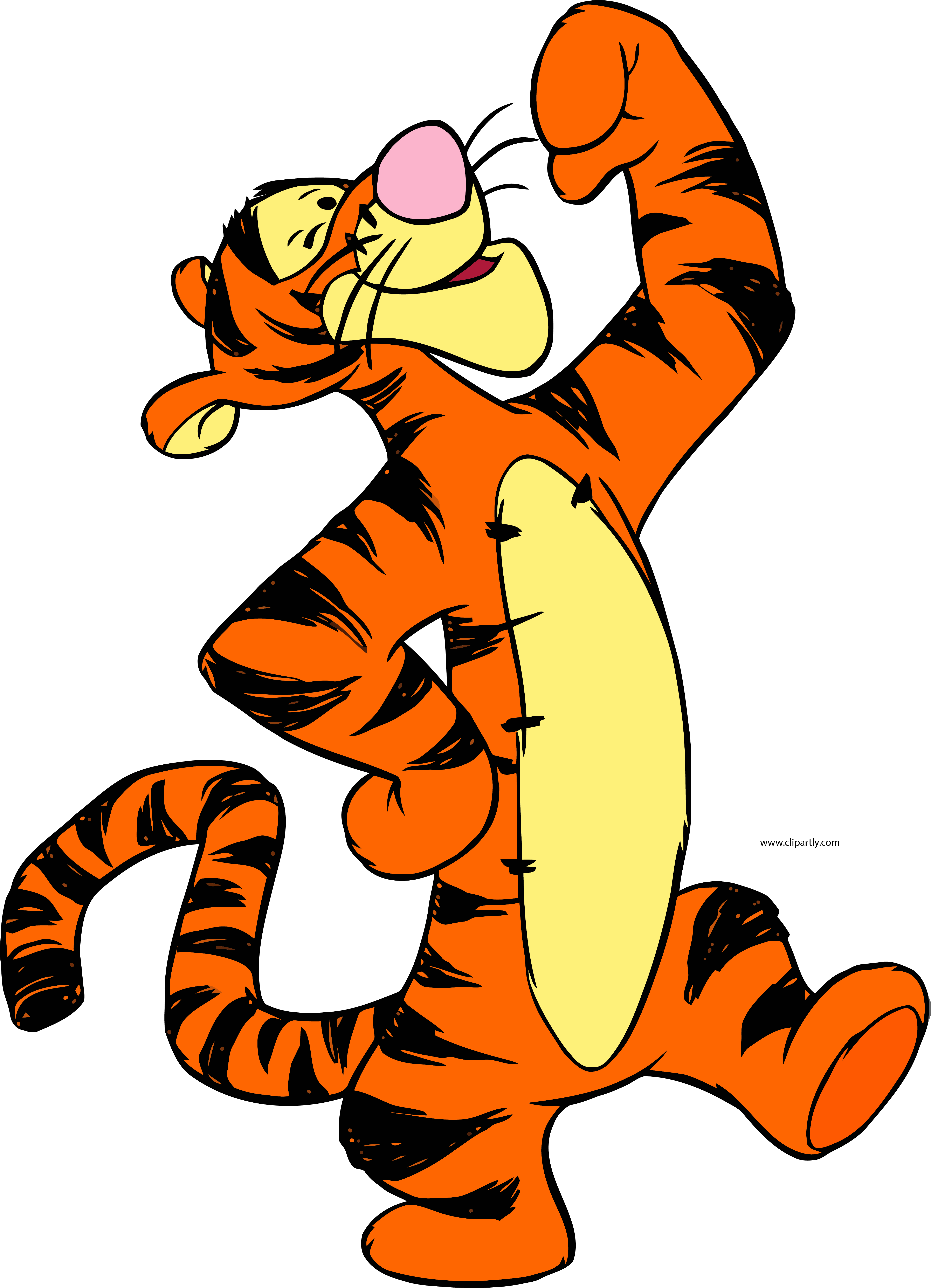 Download Tigger Tigger Cartoon Me Clipart Png Image Download - Winnie The Pooh Tigger Clipart ...