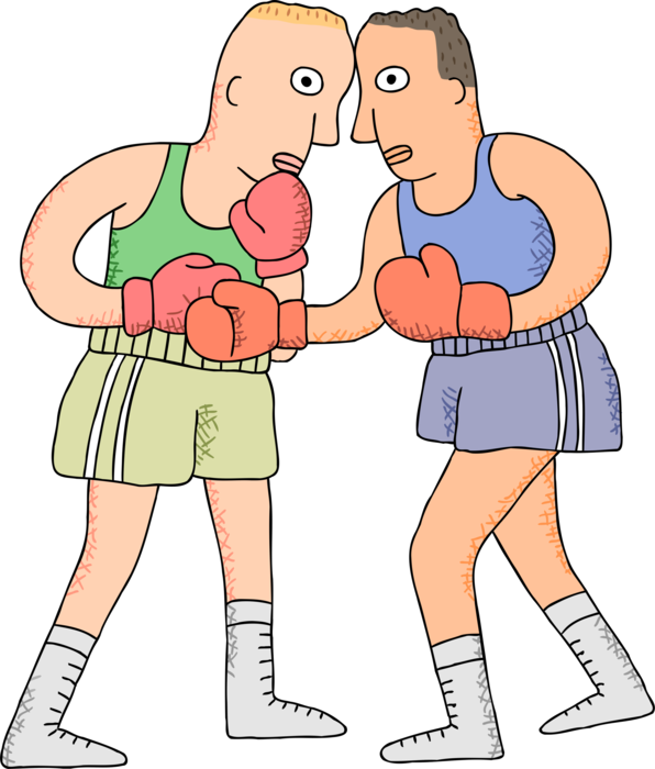 Download Vector Freeuse Stock Fighter Clipart Olympic Boxing - Boxing ...